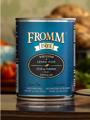FROMM - Pâté de poisson blanc et lentilles 345 g - Bêtes Gourmandes