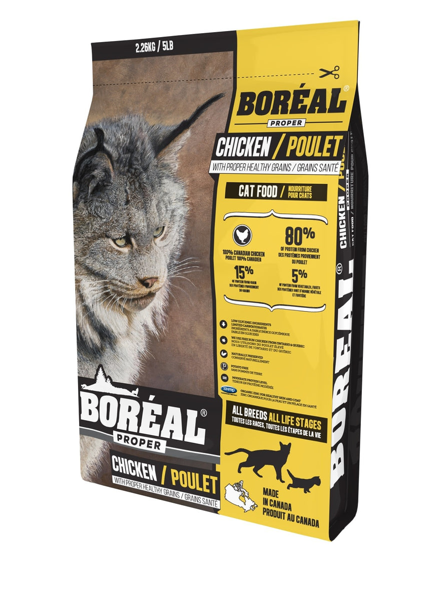 BORÉAL PROPER - Grains santé au poulet pour chat - Bêtes Gourmandes